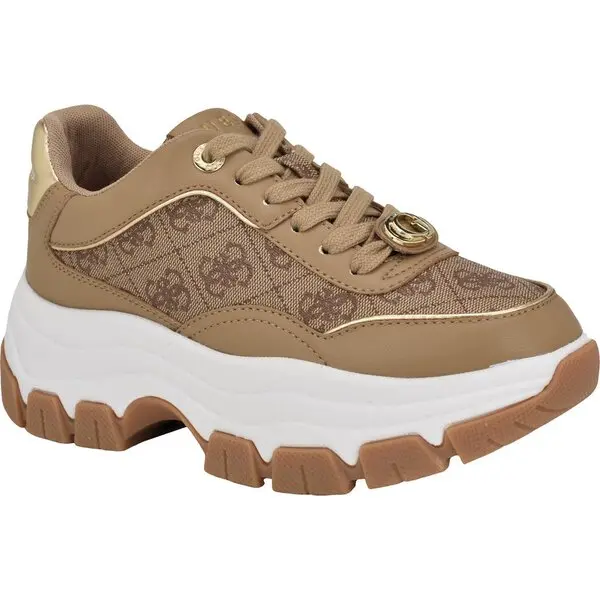 Guess Berrett Printed Sneakers - Light Natural