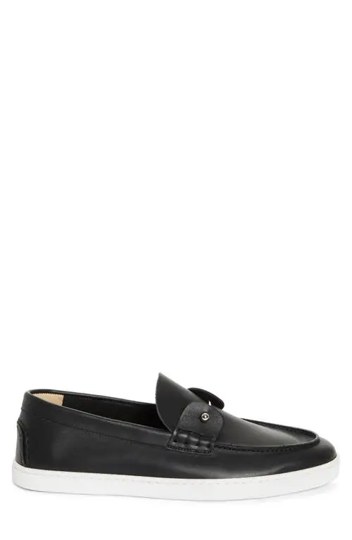 CHRISTIAN LOUBOUTIN Chambeliboat Flat Loafer - Bk01-black
