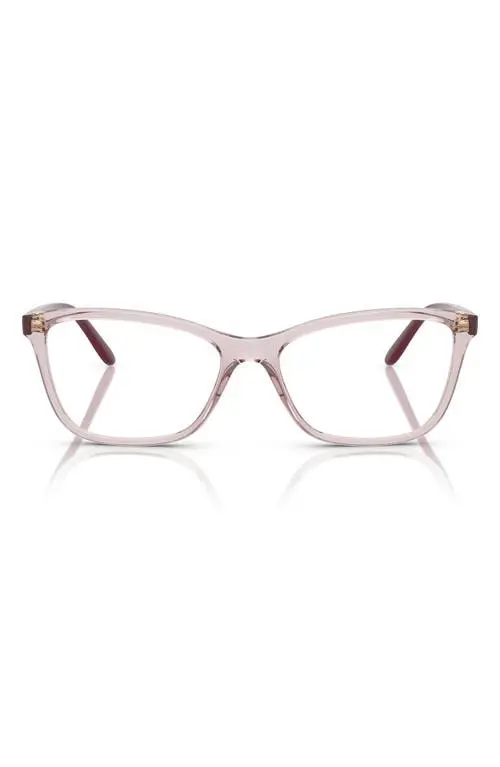 VOGUE 52mm Butterfly Eyeglasses - Trans Pink