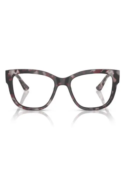 VOGUE 53mm Square Optical Glasses - Grey Tort