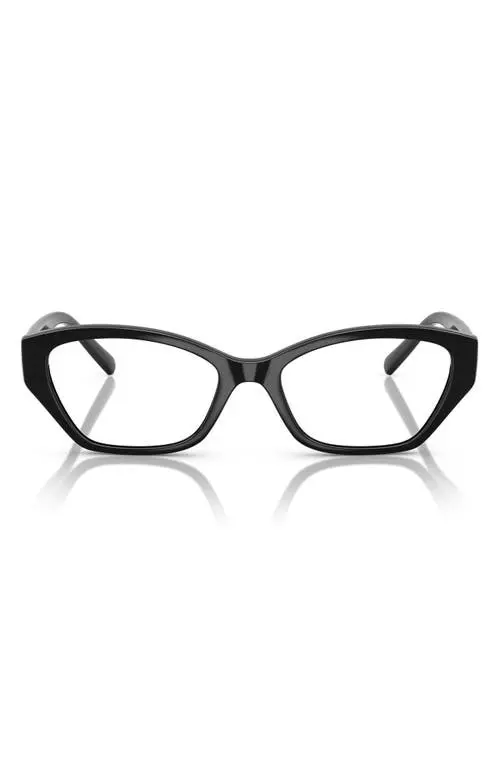 VOGUE 53mm Cat Eye Optical Glasses - Black