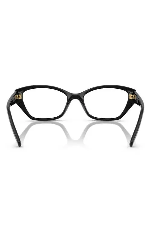 VOGUE 53mm Cat Eye Optical Glasses - Black