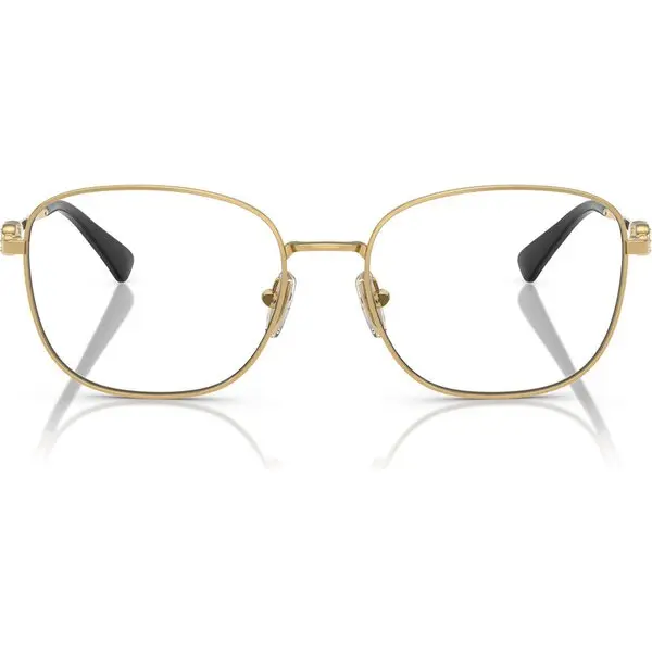 VOGUE 52mm Square Eyeglasses - Gold/ Black