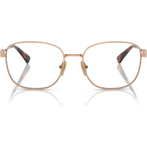 VOGUE 52mm Square Eyeglasses - Rose Gold