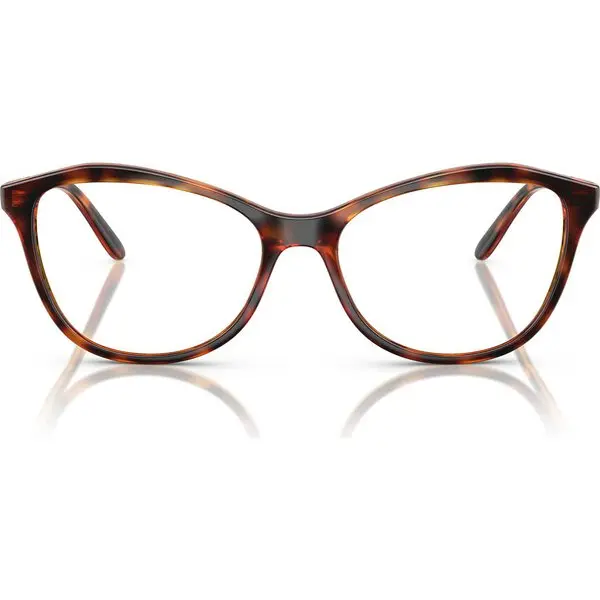 VOGUE 52mm Irregular Eyeglasses - Dark Havana
