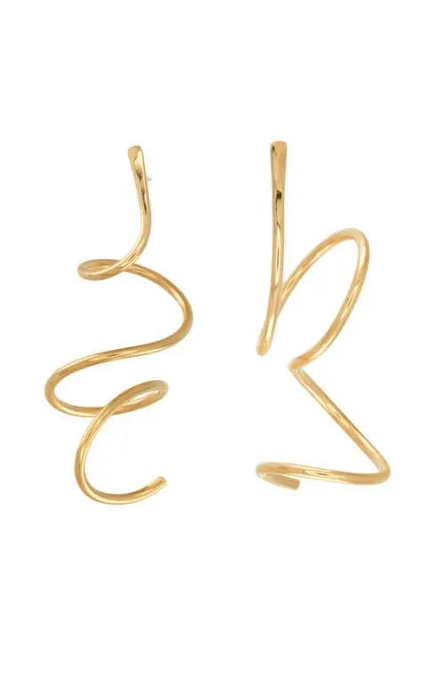 ALBISIA Spring Ii Asymmetrical Earrings - 14k Gold Filled