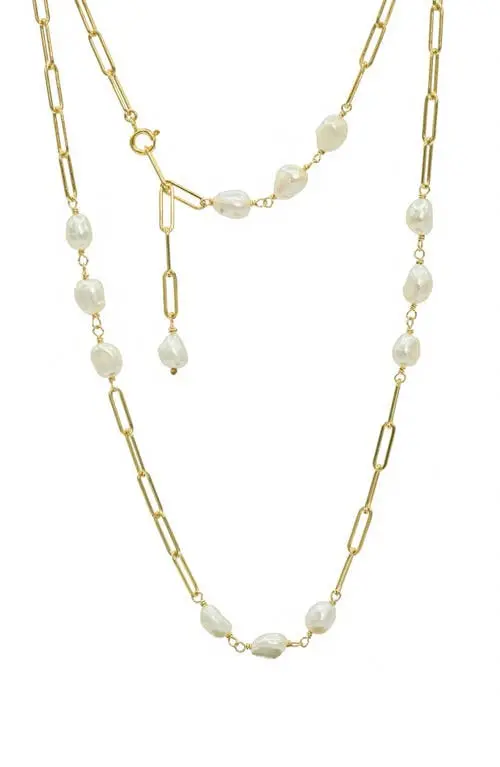 ALBISIA Veda Pearl Necklace - 14k Gold Filled