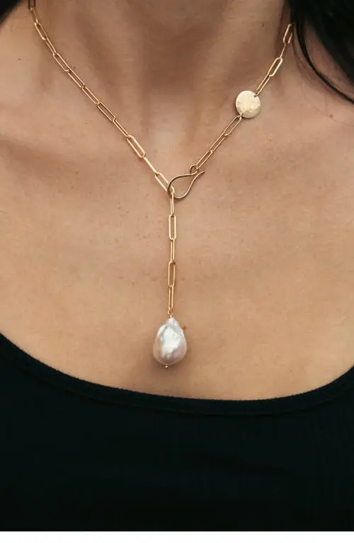 ALBISIA Veda Baroque Pearl Lariat