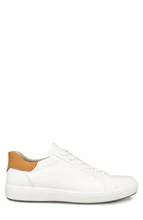 Ecco Soft 7 Sneaker - White/ Lion