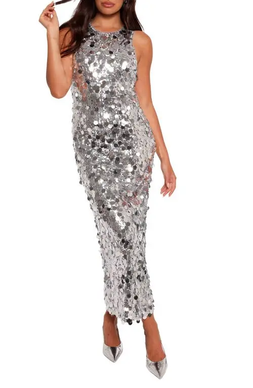 PETAL & PUP Brielle Sequin Midi Dress