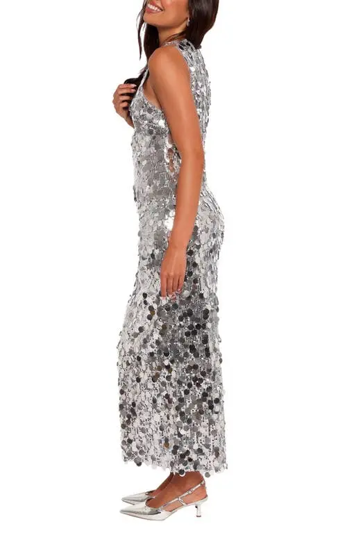 PETAL & PUP Brielle Sequin Midi Dress