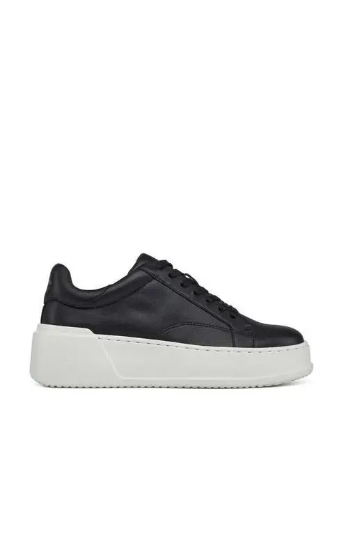 J/SLIDES NYC Jo Leather Sneakers - Black