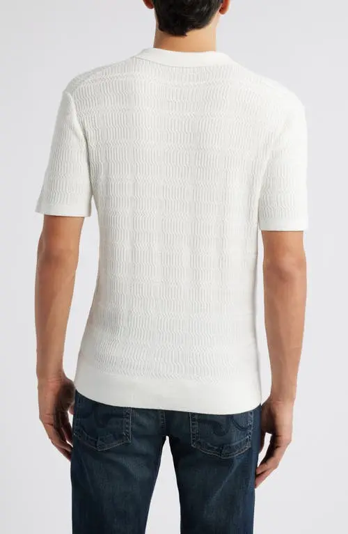 Rails Nathan Cotton Blend Polo Sweater