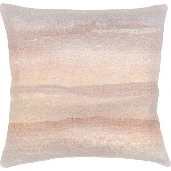 Anaya Linen Pillow With Down Alternative Insert - Warm Sunset
