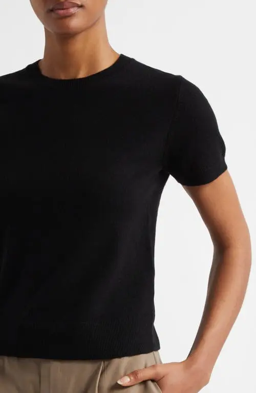 Vince Wool & Cashmere Blend Crewneck Sweater - Black