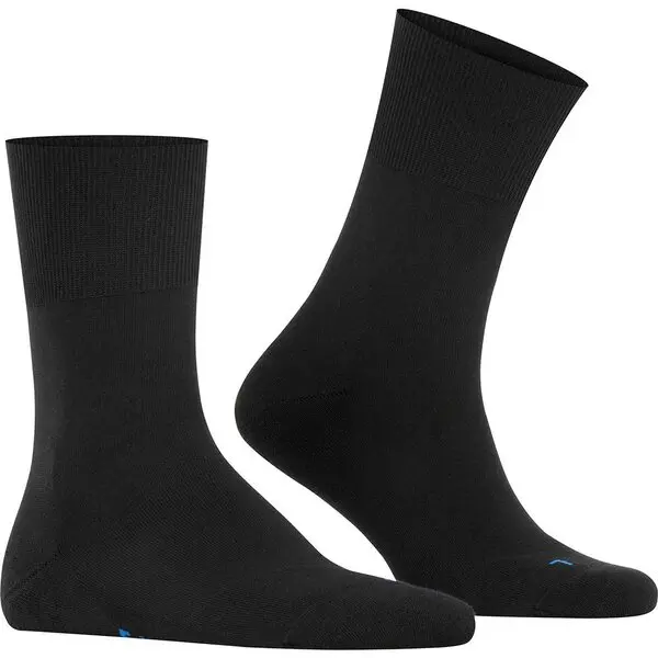 Falke Gender Inclusive Run Crew Socks - Black