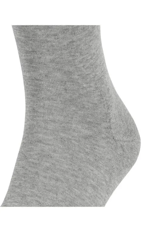 Falke Gender Inclusive Run Crew Socks - Light Grey