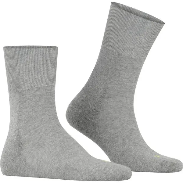 Falke Gender Inclusive Run Crew Socks - Light Grey