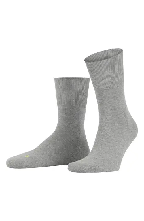 Falke Gender Inclusive Run Crew Socks - Light Grey