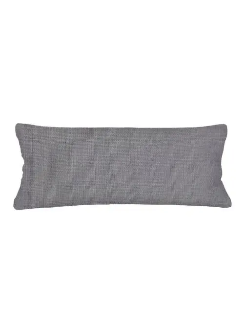 Anaya So Soft Linen Body Pillow With Down Alternative Insert - Classic Grey