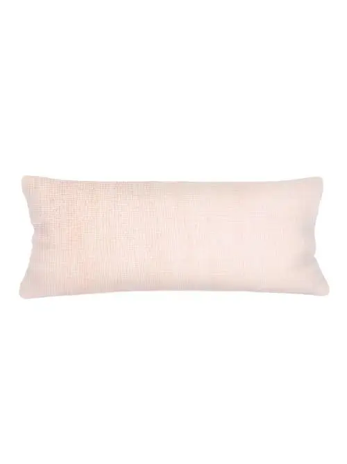 Anaya So Soft Linen Body Pillow With Down Alternative Insert - Light Pink