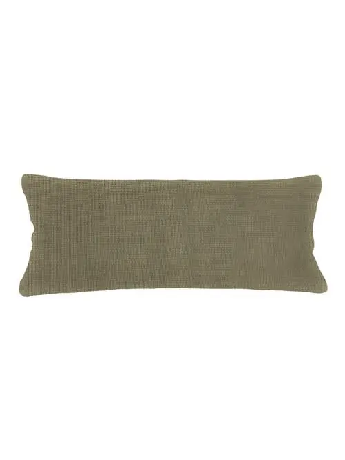 Anaya So Soft Linen Body Pillow With Down Alternative Insert - Olive Green