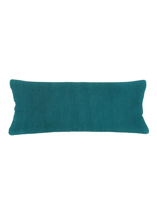 Anaya So Soft Linen Body Pillow With Down Alternative Insert - Peacock Blue