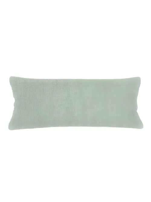 Anaya So Soft Linen Body Pillow With Down Alternative Insert - Sage