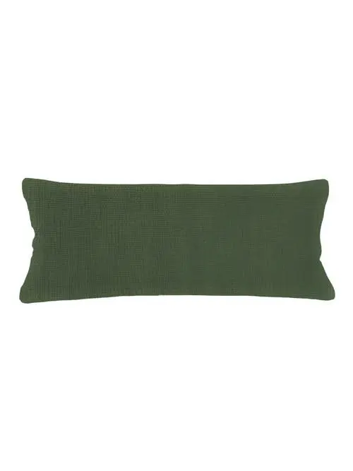 Anaya So Soft Linen Body Pillow With Down Alternative Insert - Spruce