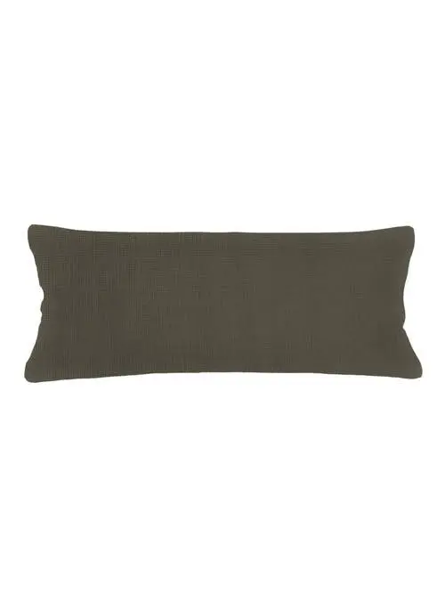 Anaya So Soft Linen Body Pillow Cover Only - Hunter