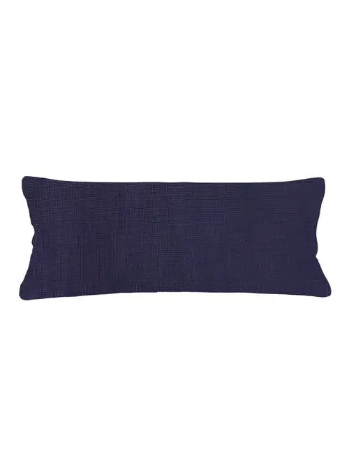 Anaya So Soft Linen Body Pillow Cover Only - Luxe Blue