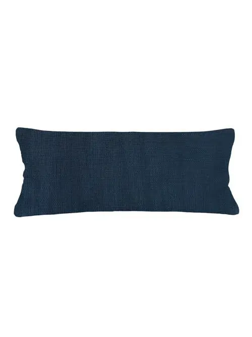 Anaya So Soft Linen Body Pillow Cover Only - Navy Blue