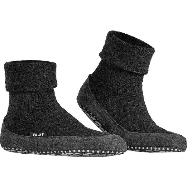 Falke Cozyshoe Wool-blend Sock Slippers - Anthracite