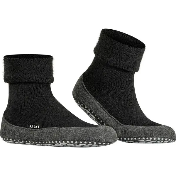 Falke Cozyshoe Wool-blend Sock Slippers - Black