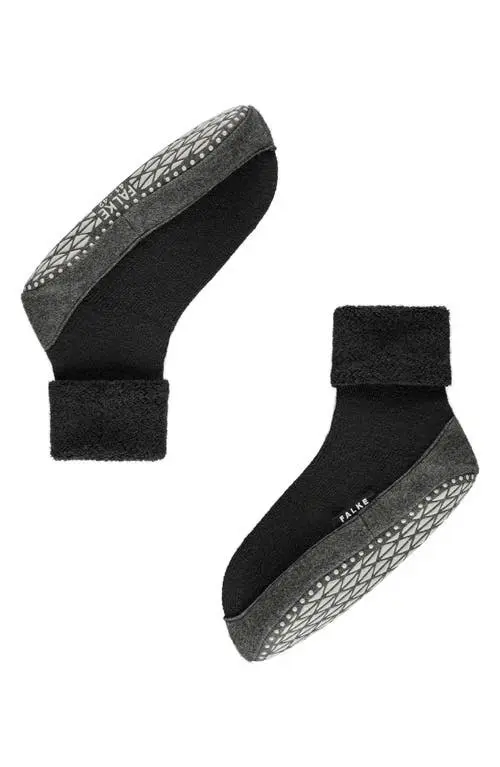 Falke Cozyshoe Wool-blend Sock Slippers - Black