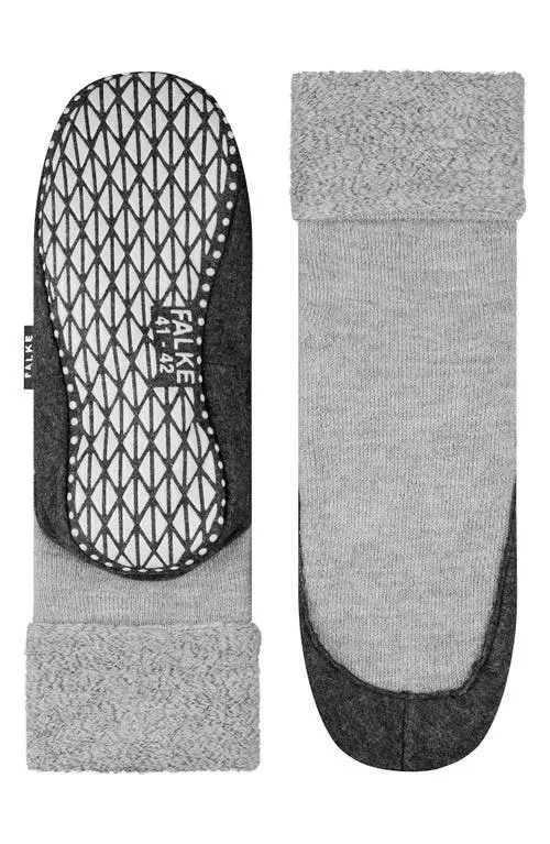 Falke Cozyshoe Wool-blend Sock Slippers - Light Grey