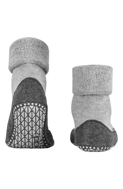 Falke Cozyshoe Wool-blend Sock Slippers - Light Grey