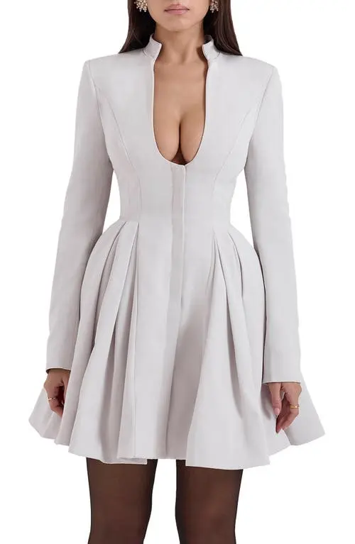 slim fit dress slacks Crepe Fit & Flare Wedding Dress with Long Cape Sleeve Ashlee-1 Ready to Ship / Ivory / 4 US (36 EU)