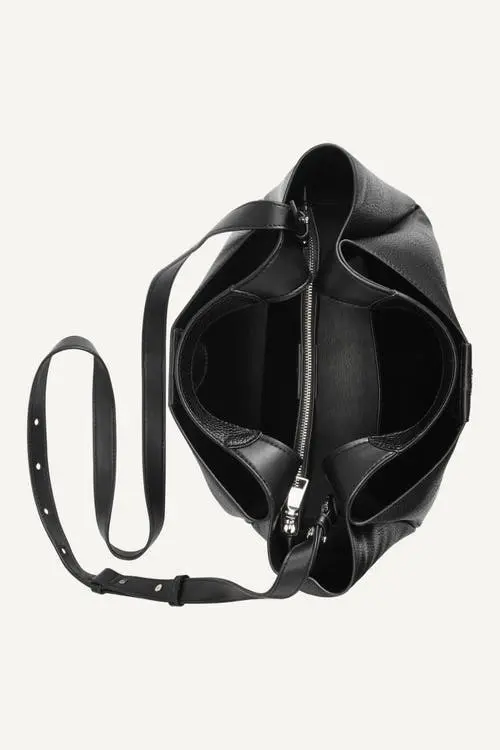 Dkny Willa Satchel Bag - Black/silver
