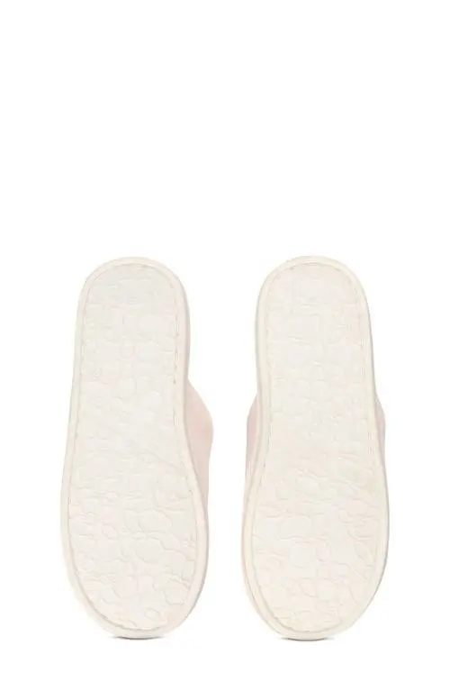 MEMOI I Love Paris Faux Fur Slippers