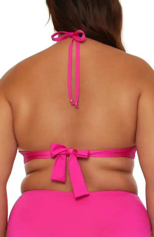 Trina Turk Monaco Halter Swim Top - Pink Parade