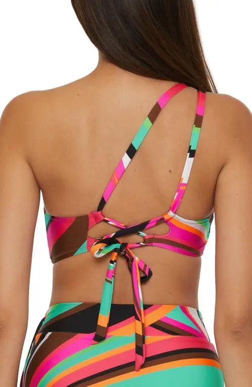 Trina Turk One-shoulder Bikini Top