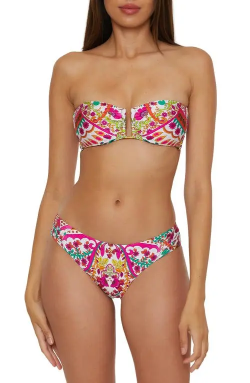 Trina Turk Hawaiian Bandeau Bikini Top