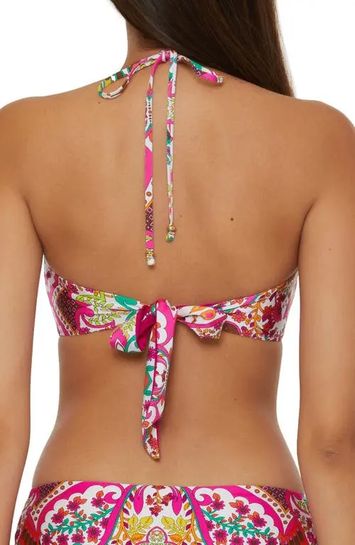 Trina Turk Hawaiian Bandeau Bikini Top