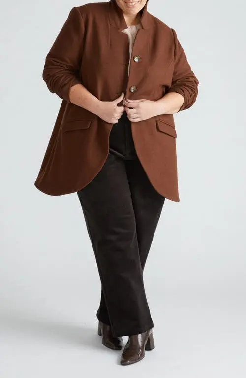 Universal Standard Beas Jacket - Custom Brown