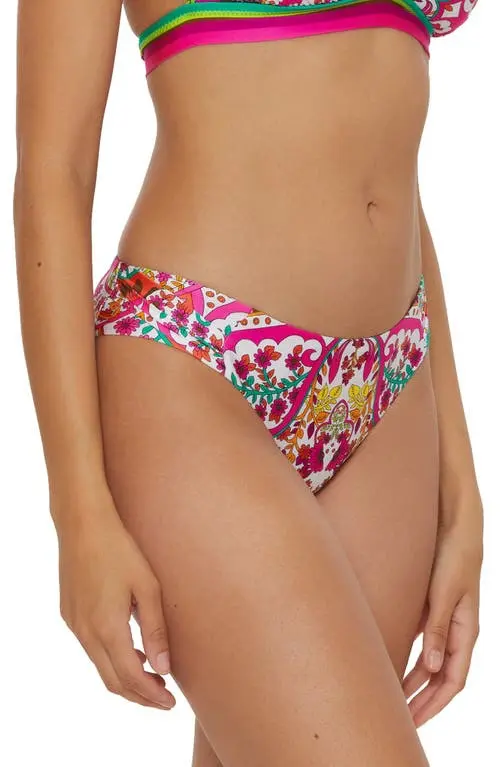 Trina Turk Hawaiian Side Tab Hipster Bikini Bottoms