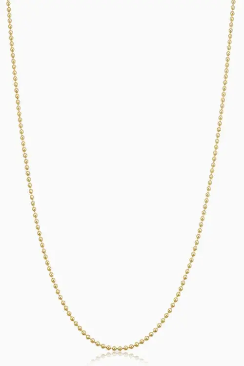 ORADINA 14k Ball Chain Necklace - Yellow Gold