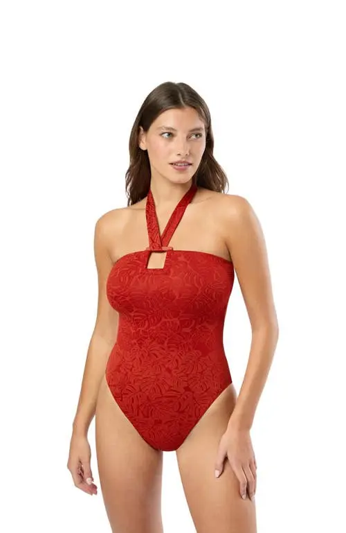 Onia Poppy One-piece Swimsuit - Dark Red