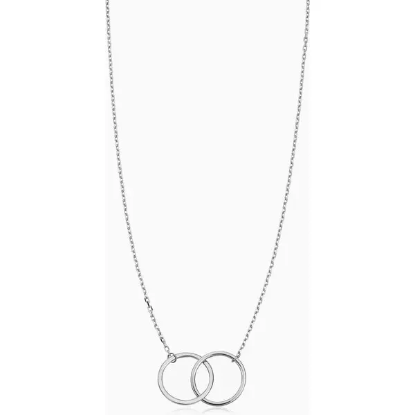 ORADINA 14k Gold Linked Necklace - White Gold