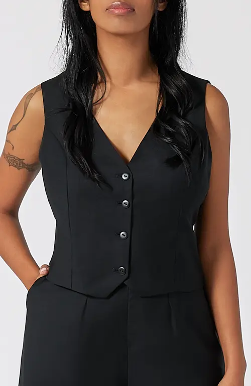 AAM THE LABEL Wool Vest - Black